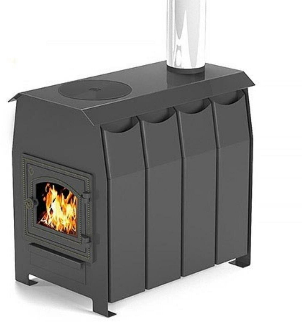 Печь отопительная Везувий "Комфорт 200" (ДТ-3С) диаметр дымохода: 115 мм