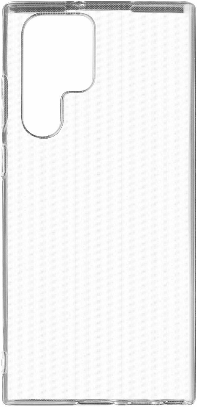 Чехол для Samsung Galaxy S22 Ultra/Самсунг Галакси С22 Ультра/Накладка силиконовая, прозрачный