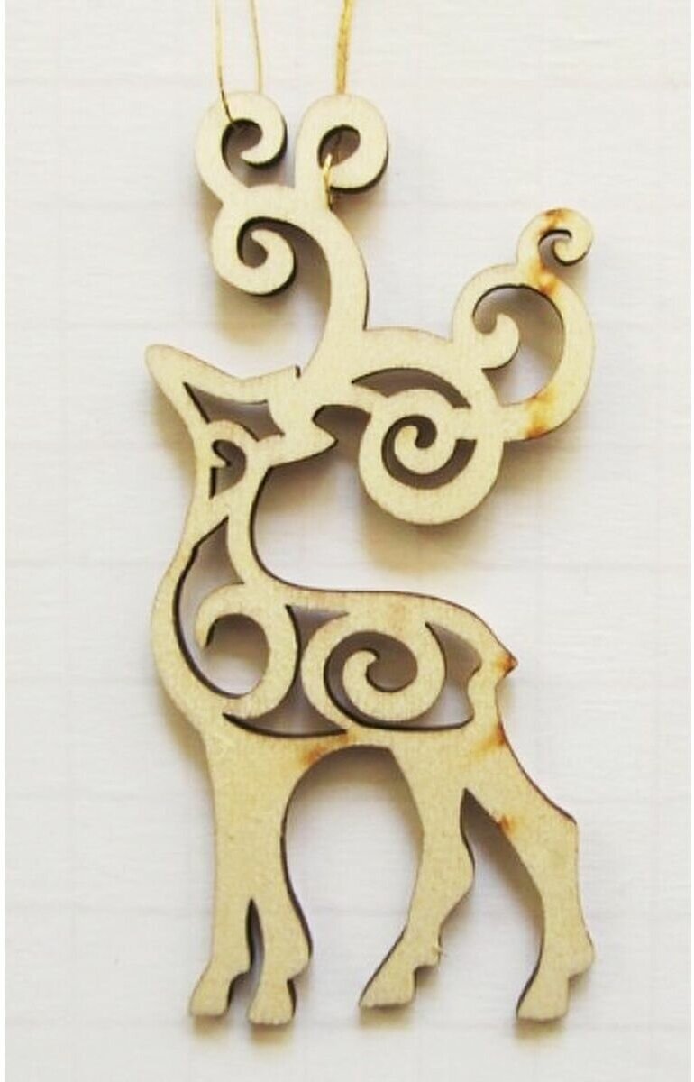 Деревянные заготовки декупаж Олень