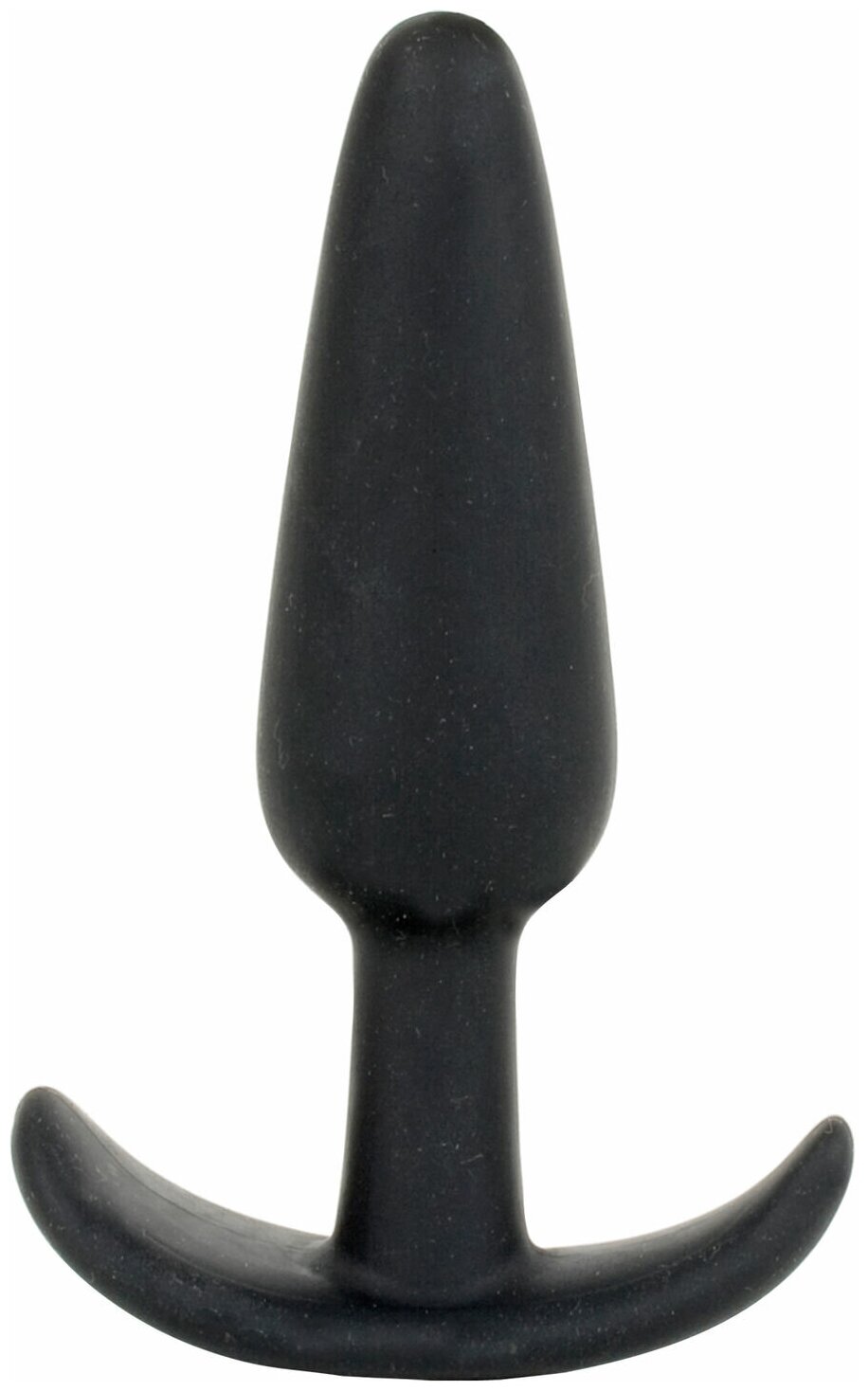 Анальная пробка Doc Johnson Mood Naughty, силикон, с кристаллом