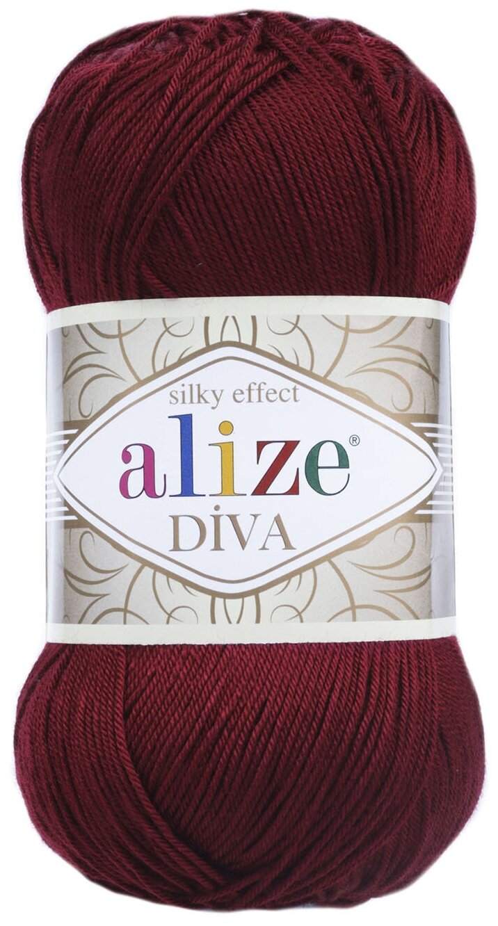 Пряжа Alize "DIVA" (5 мотков по 100г) микрофибра-акрил 57