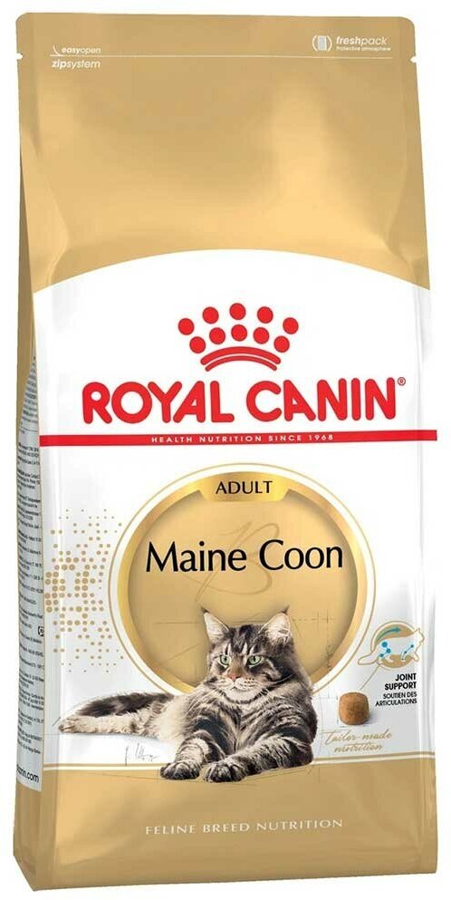 Сухой корм royal canin для кошек крупных пород мейн-кун feline breed nutrition maine coon 31 2кг