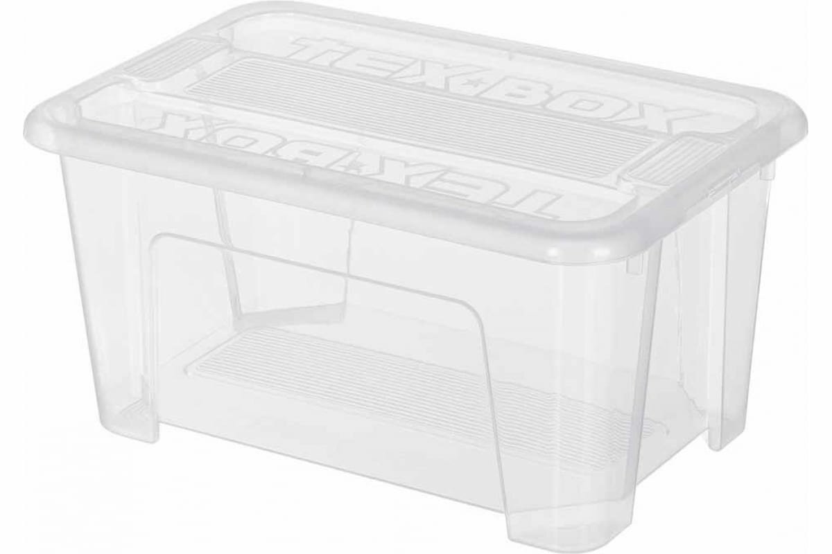 Econova Ящик универсальный 28x18,3x14см,"TEX-BOX" 4,5л, бесцветный 434206901