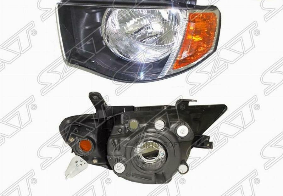Фара Mitsubishi L200 07-14 / Triton 06-11 (Слева/ Галоген/ Ручная регулировка) SAT ST-214-1180L | цена за 1 шт