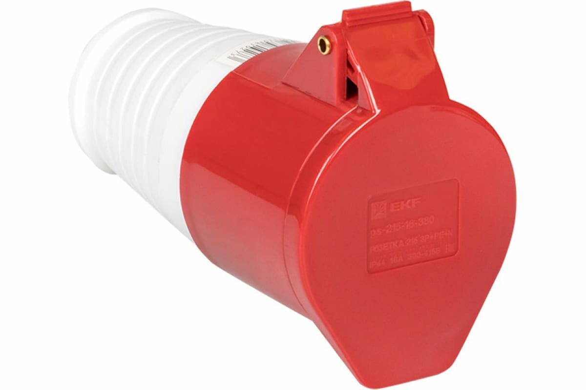 EKF PROxima ps-215-16-380 портативная розетка 3P+PE+N 16A 380В IP44 для наружных условий