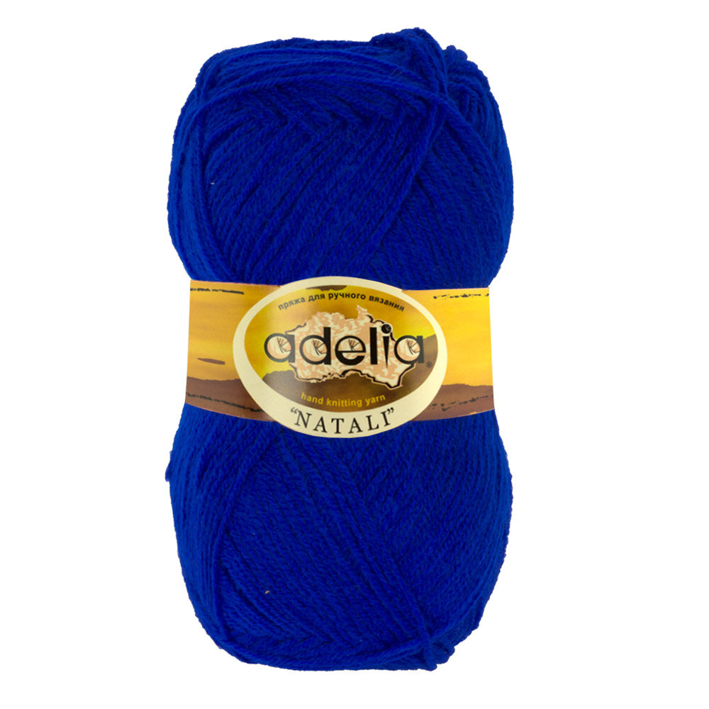 Пряжа ADELIA "NATALI" 100% акрил 50 г 300 м №11 ярко-синий