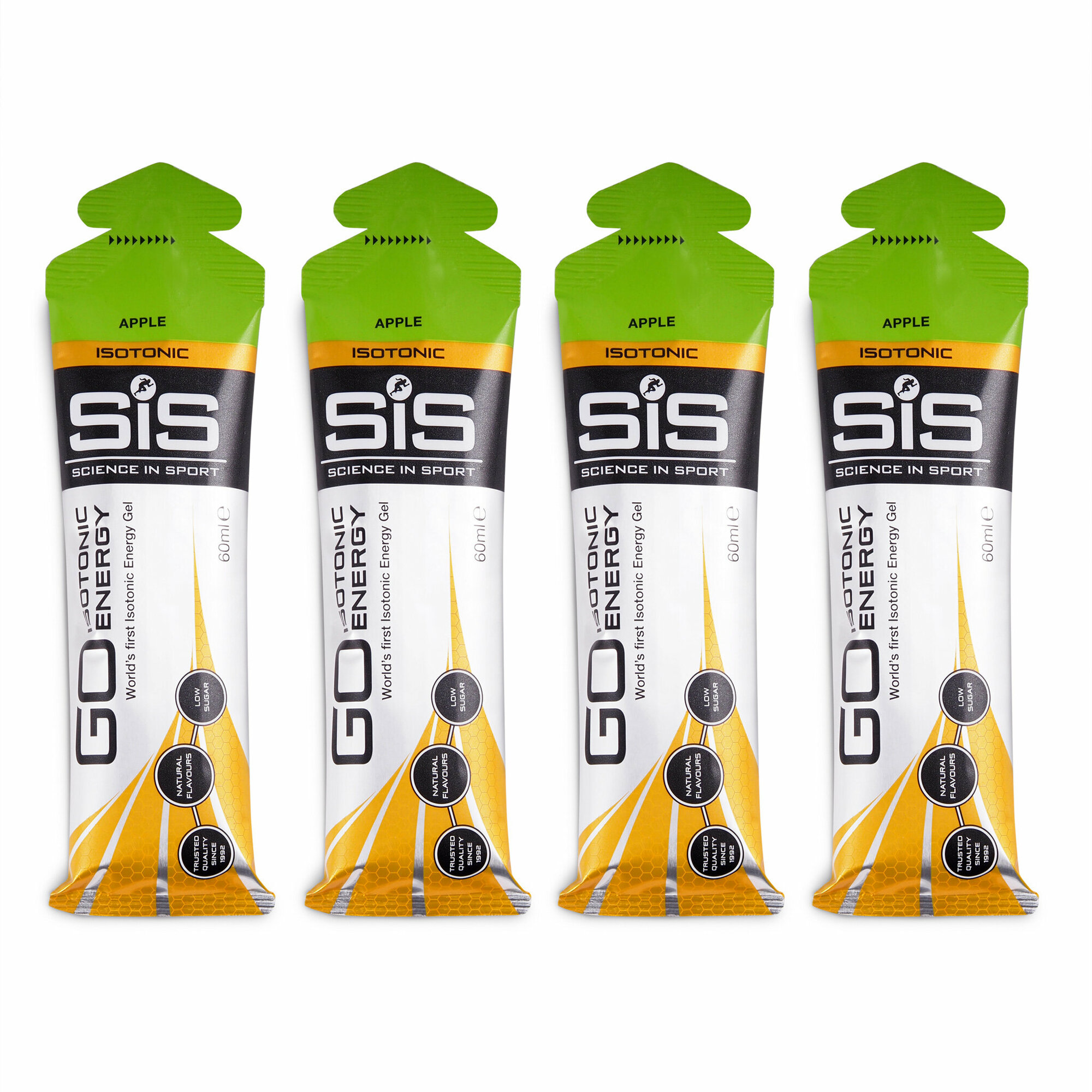 Гель энергетический SIS Go Isotonic Gel, Яблоко, 60мл 4шт