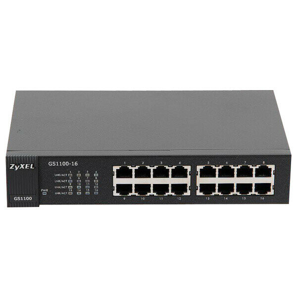 Коммутатор ZyXEL GS1100-16-EU0103F