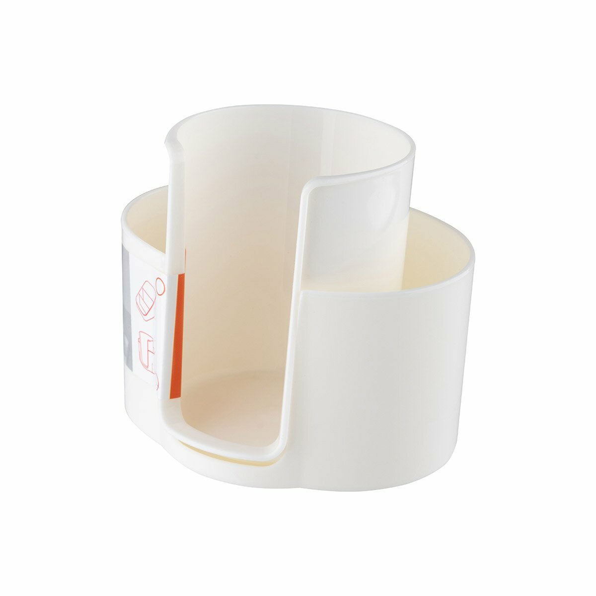 Контейнер для ватных дисков и палочек Zoy (слоновая кость) (107672)