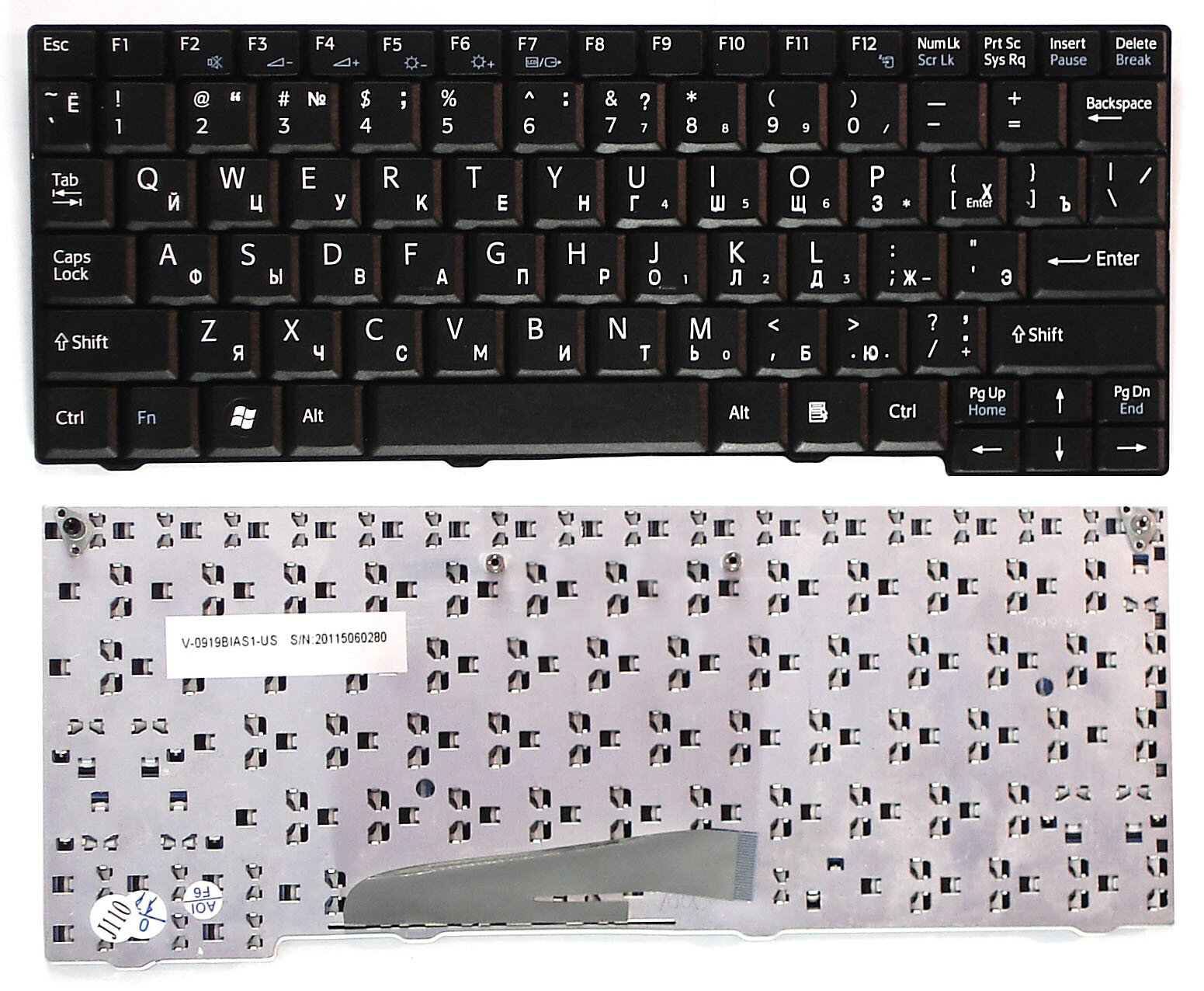 Клавиатура для Sony Vaio VPCM12M1R/L черная