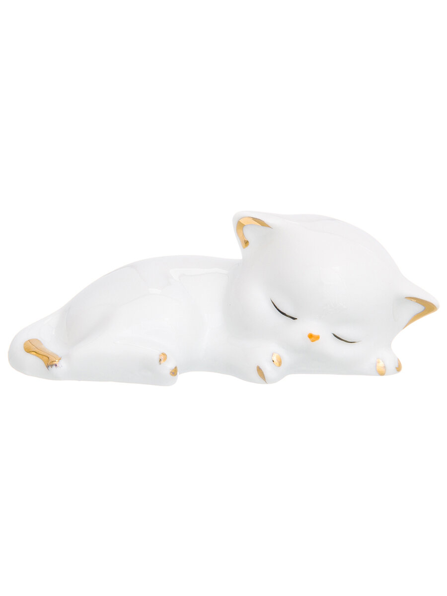 Фигурка декоративная, для интерьера Elan Gallery "Котенок спящий", 8*4*3 см, полирезин