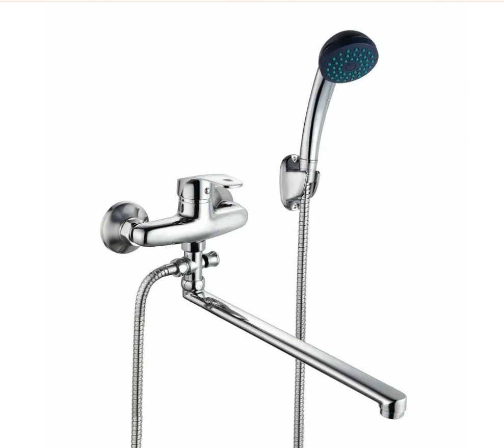 Смеситель Tsarsberg TSB-935-3510 для ванны с душем 1500мм, управление рычажное, хром, силумин