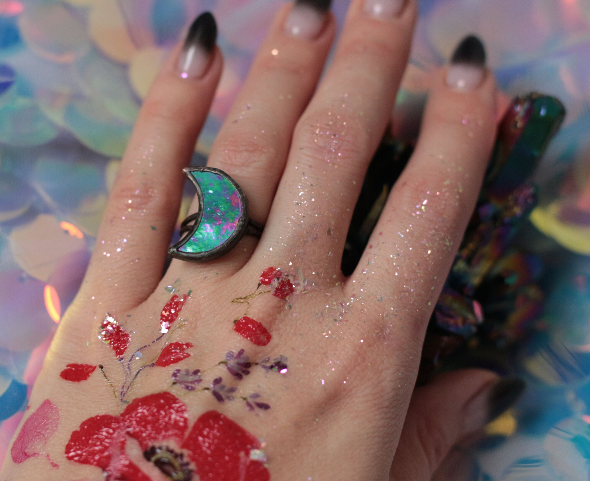 Кольцо, стекло