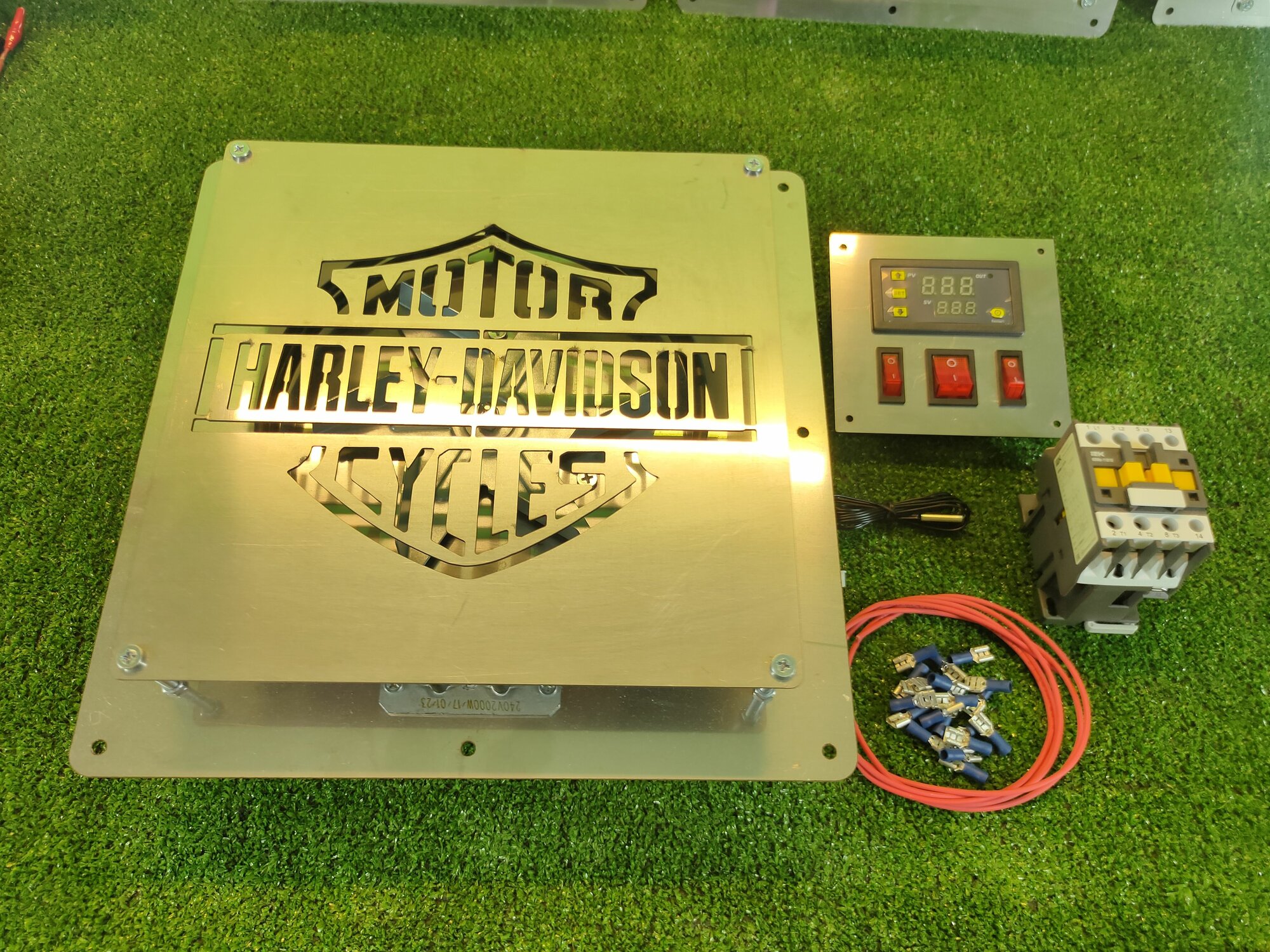 Конвекция для коптильни Harley-Davidson ТЭН 2кВт+панель управления+контактор 10кВт