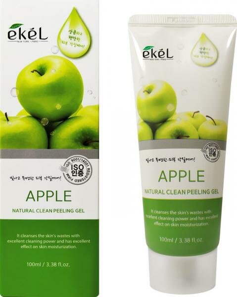 Ekel Natural Clean Peeling Gel - Apple Гель-пилинг для лица с "экстрактом яблока" 100 мл.