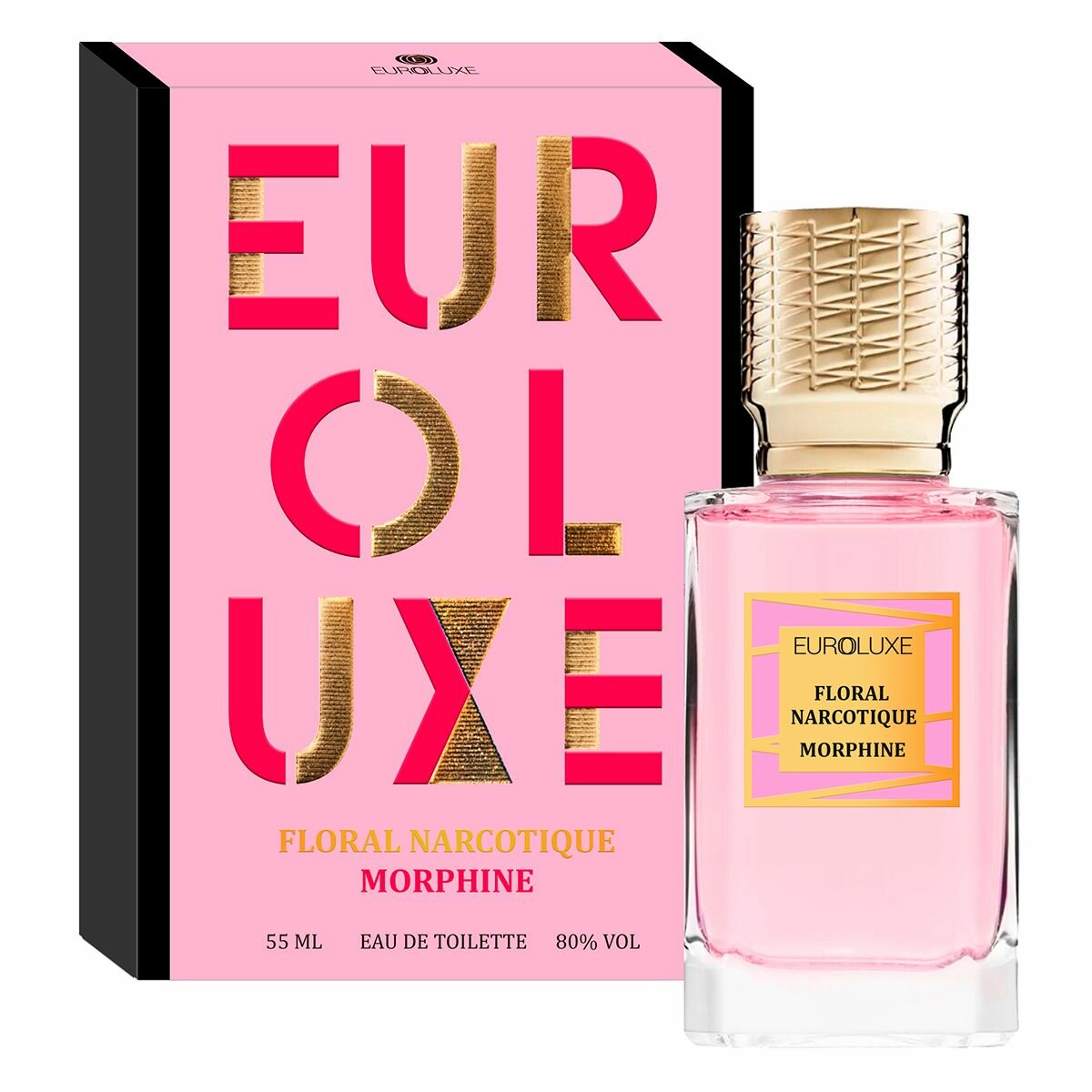 Туалетная вода Euroluxe "Floral Narcotique Morphine", женская, 55мл