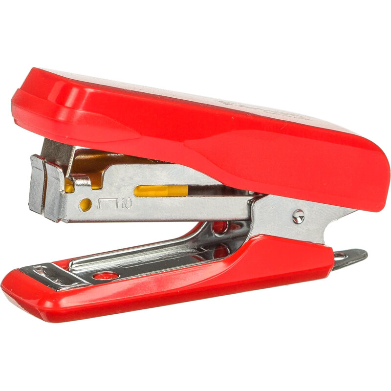 Степлер-мини Комус PSR1010 (№10) до 10 лист. пластик, красный 1271882