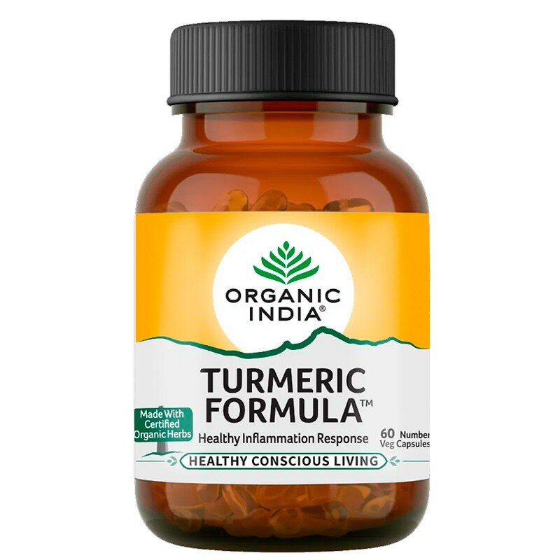 Турмерик Формула Органик Индия (Turmeric formula Organic India), 60 капсул