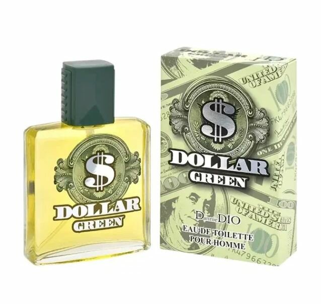 Туалетная вода Positive Parfum Dollar GREEN 100ml для мужчин