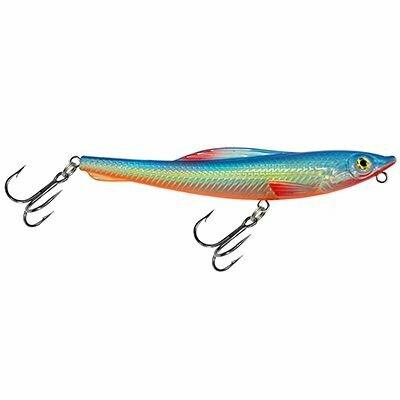 Воблер для рыбалки AQUA CRAZY DOG Sinking 100mm, цвет 105 (оранжево-синий клоун), 1 штука