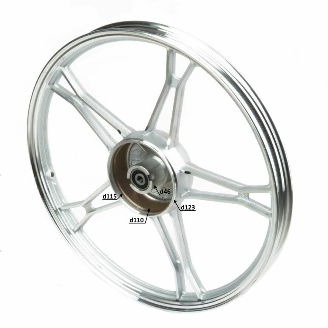 Обод передний 17" литой в сборе Alpha/Delta