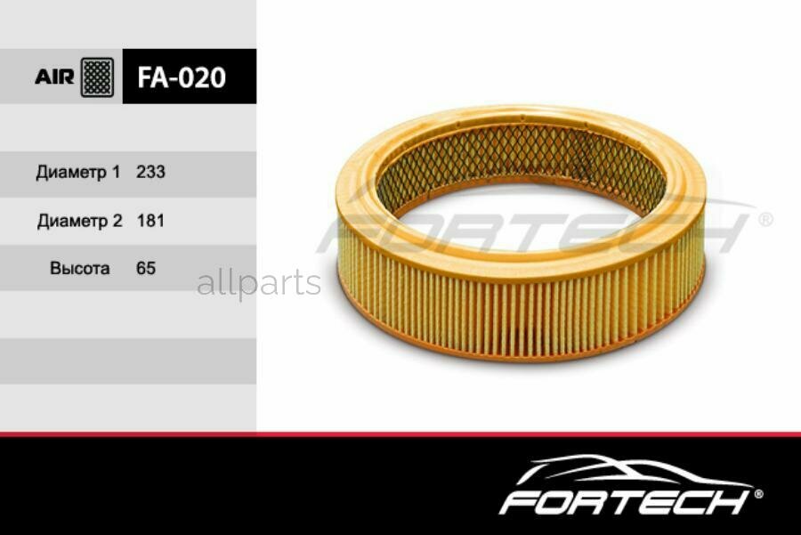 FORTECH FA020 Фильтр воздушный 2101-2107 1970 -