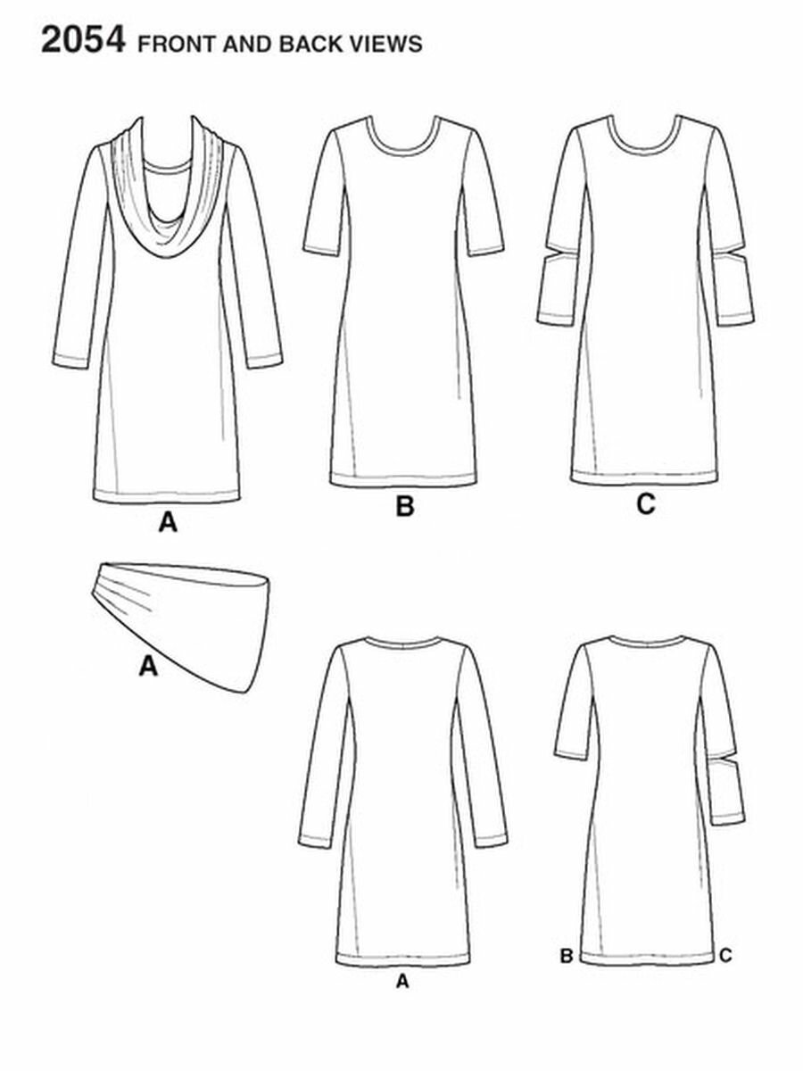 Выкройка Simplicity Платье — фото 1