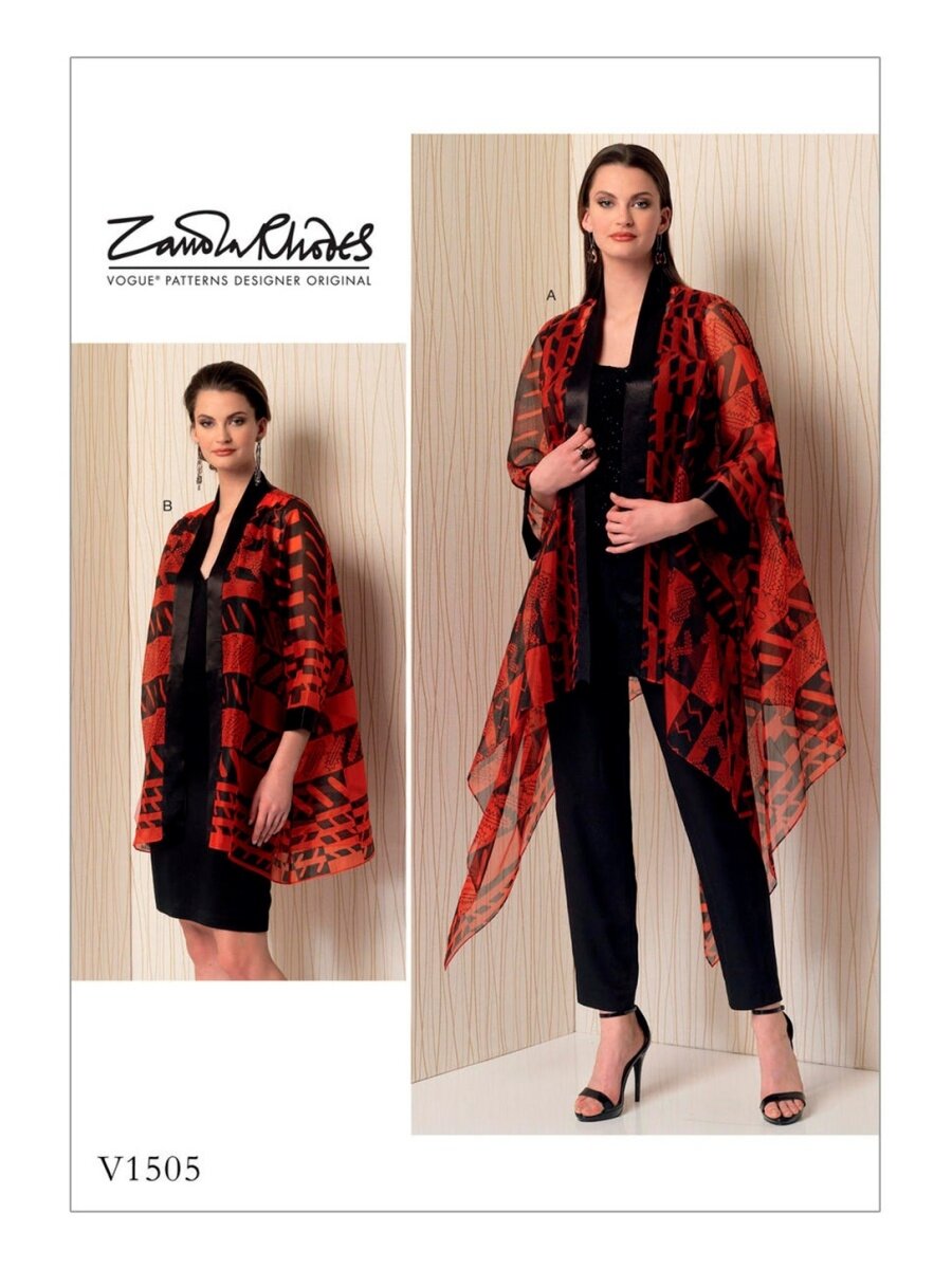 Выкройка VOGUE №1505 Жакет