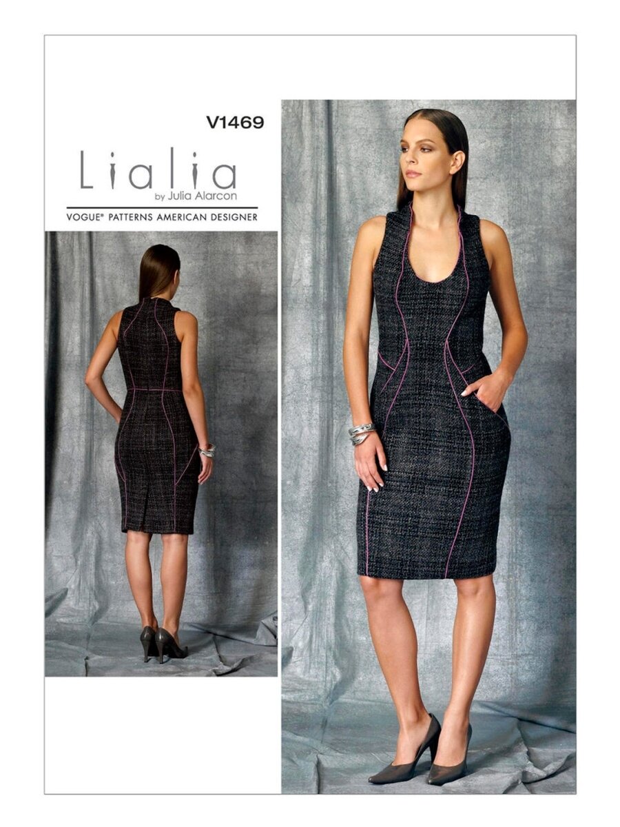 Выкройка VOGUE №1469 Платье