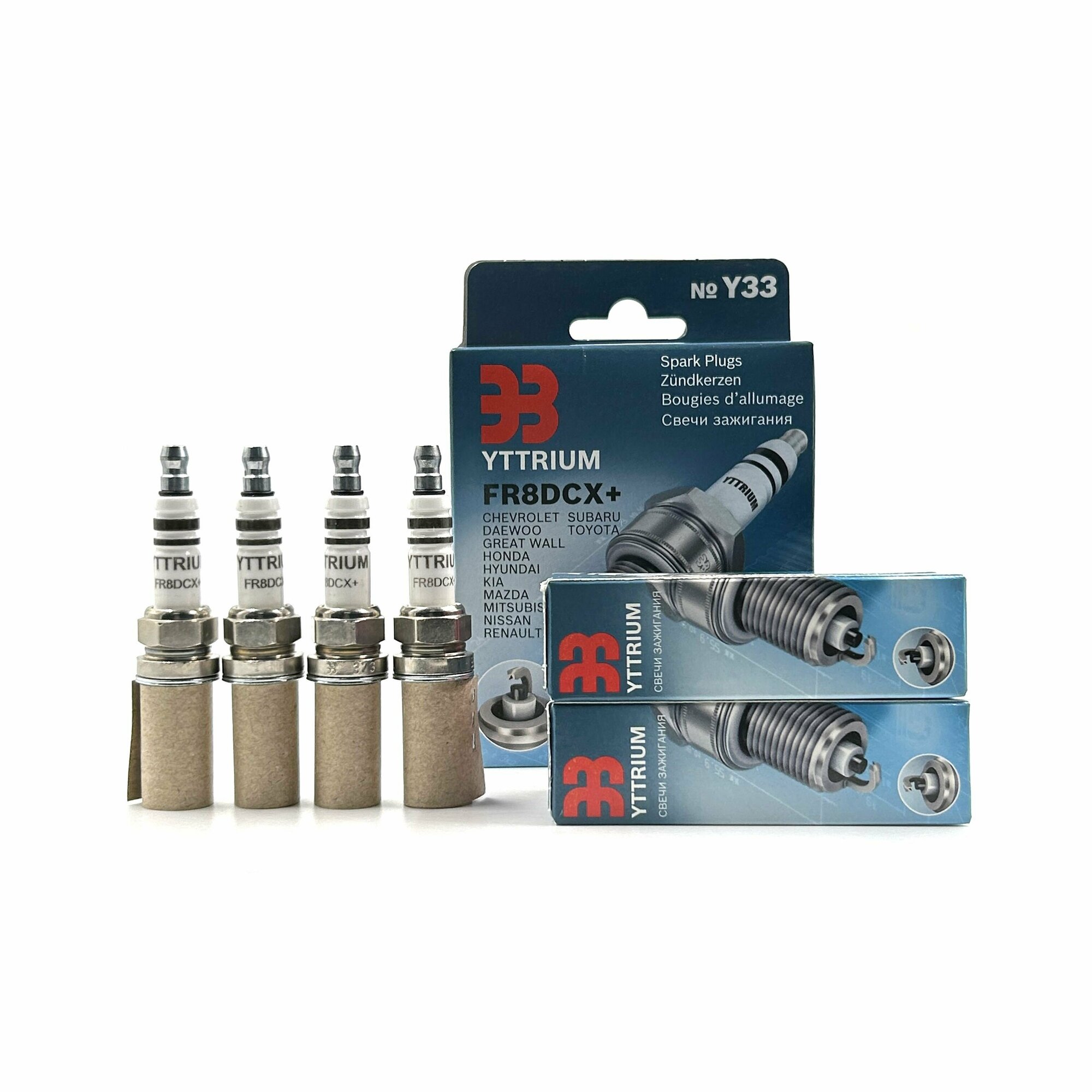Свечи зажигания для а/м Газель 3302 с дв. 405, ВАЗ 16V - ЭЗ арт. FR8DCX+