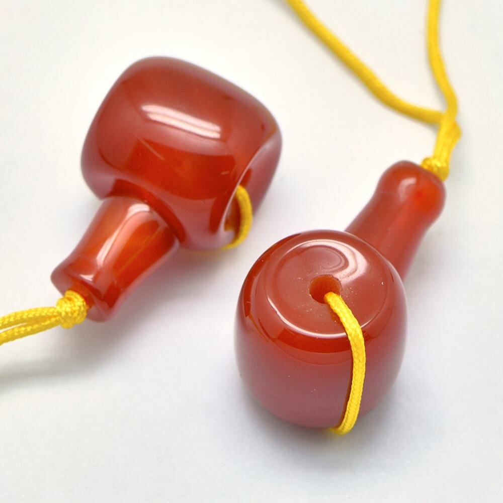 Бусины каменные, сердолик, бусина гуру 11.5х11мм со ступкой 11х7мм, набор, 1 шт.