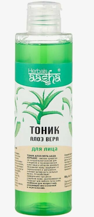 Aasha Herbals Тоник для лица, Алое Вера, 200 мл