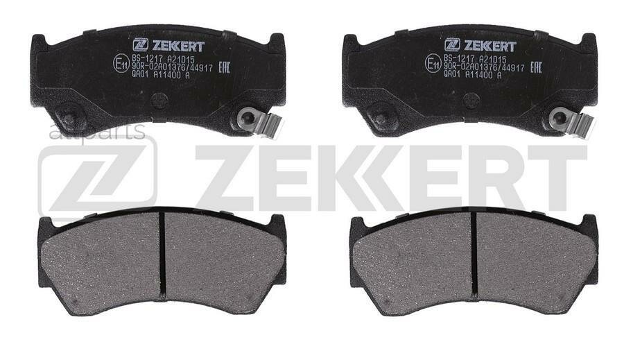 ZEKKERT BS-1217 Колодки торм. диск. передн. Nissan Almera (N15) 95-