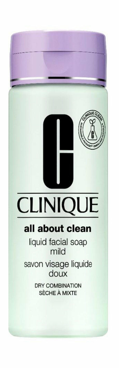 Clinique Liquid Facial Soap Для сухой и комбинированной кожи