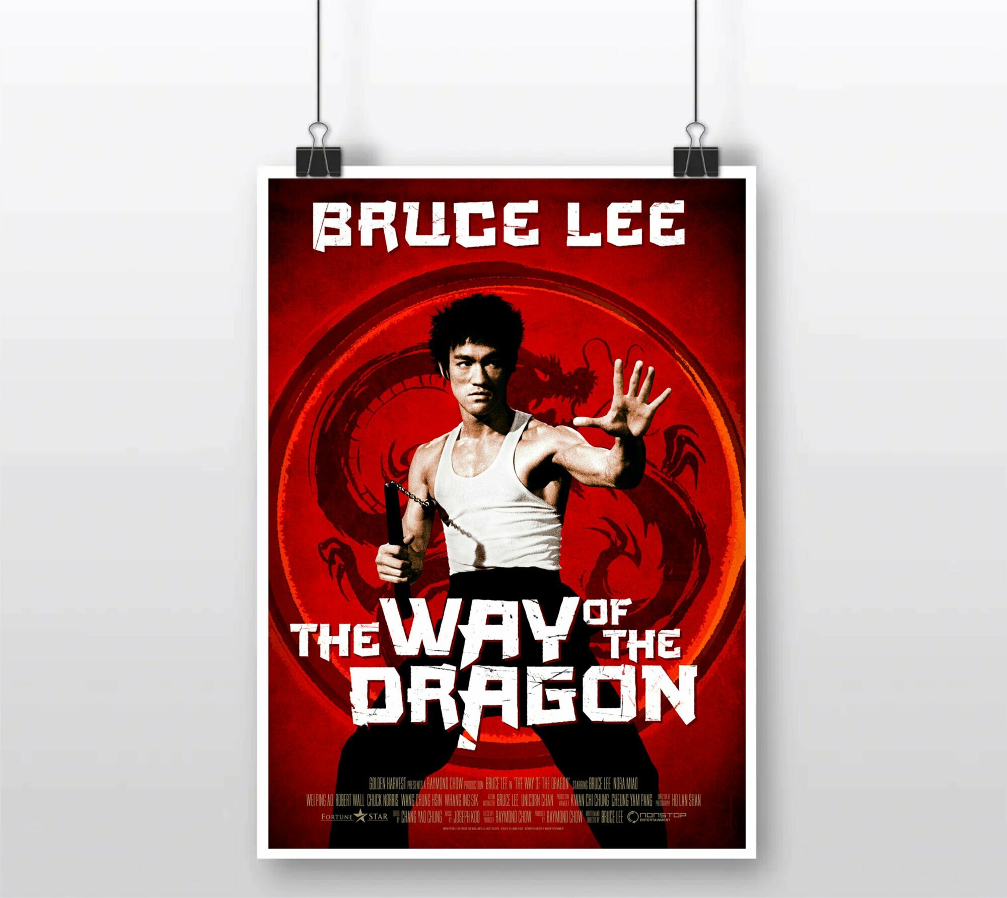 Плакат MIGOM А3 принт Брюс Ли - 6-0005