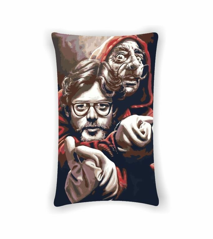 Подушка Бумажный дом, La casa de papel №3