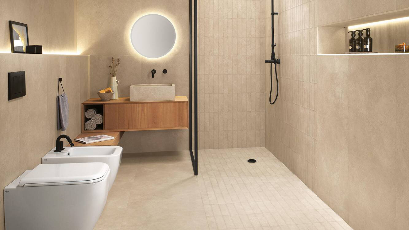 Керамогранит Fap Nobu Beige Matt 6x24 fRL0 под камень матовая Мелкоформатная, морозостойкая