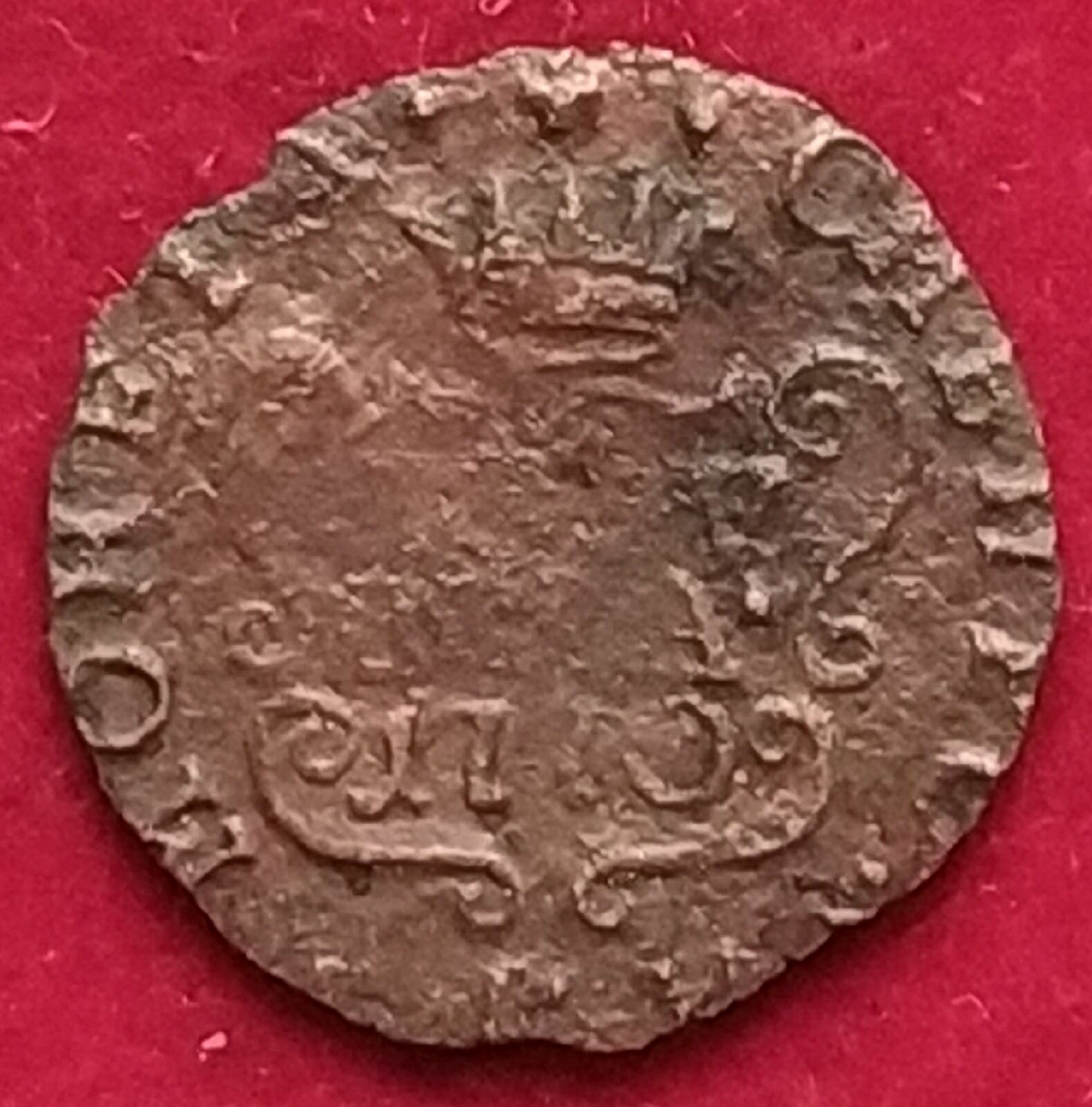 Денга 1770 года Сибирская монета