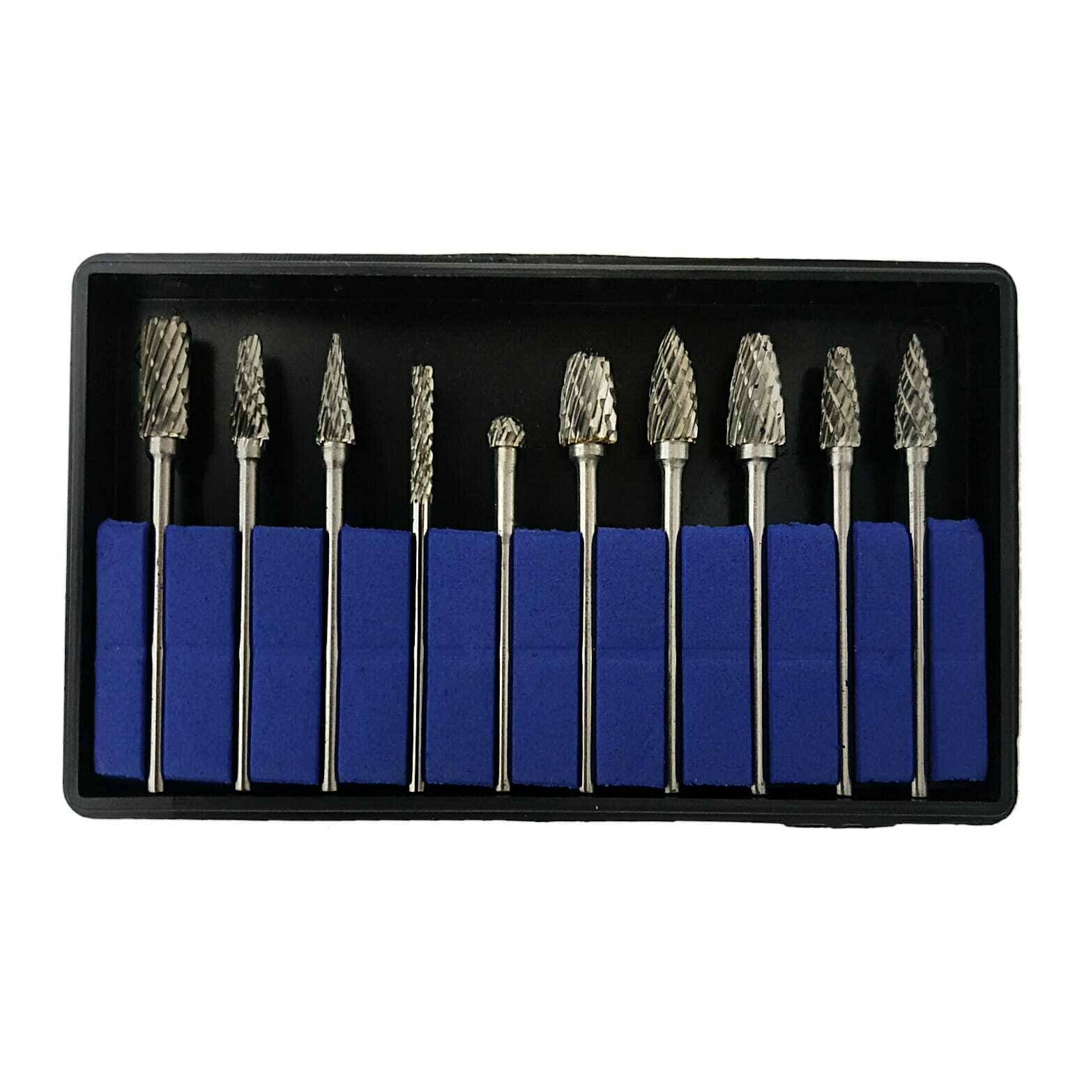 FG3 Набор Incidental 10 шт алмазные шлифовальные головки, боры твердосплавные для прямого наконечника ( стоматология / зуботехнические ) ( маникюр/педикюр ) от Dentalrus