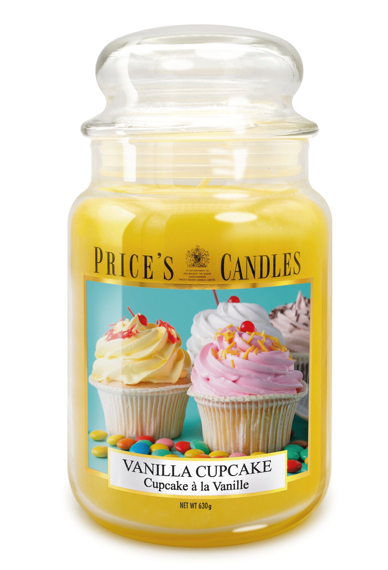 PRICE'S CANDLES Свеча ароматическая "Vanilla Cupcake" 630g