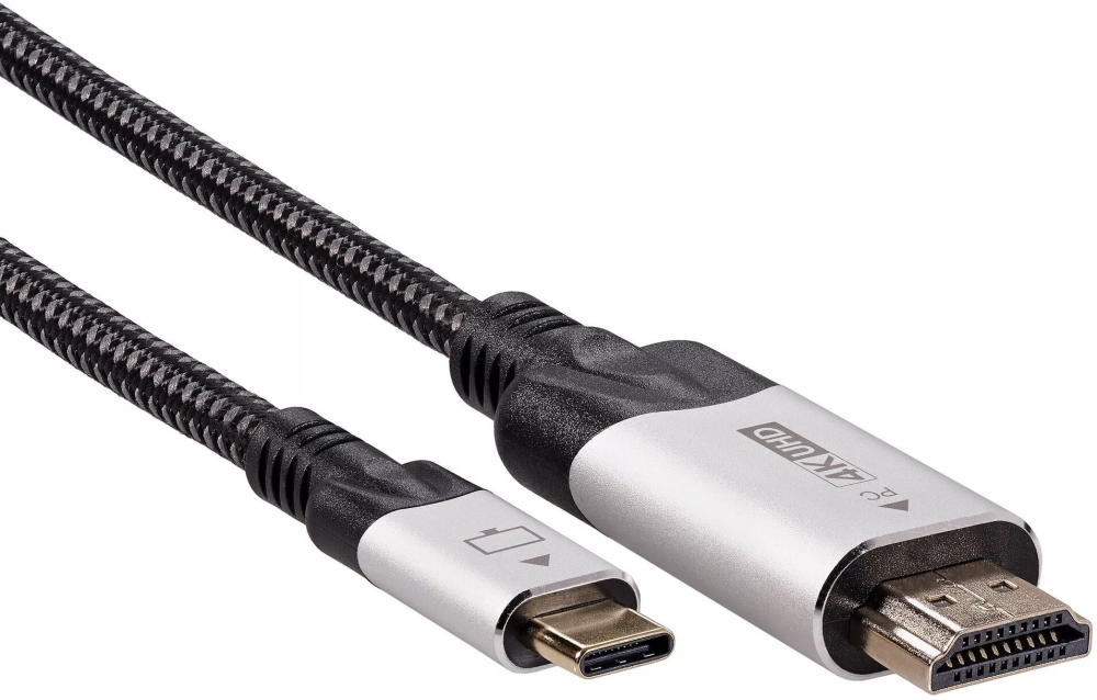Кабель USB Type-C - HDMI, 1.8м, VCOM (CU423VA-1.8)
