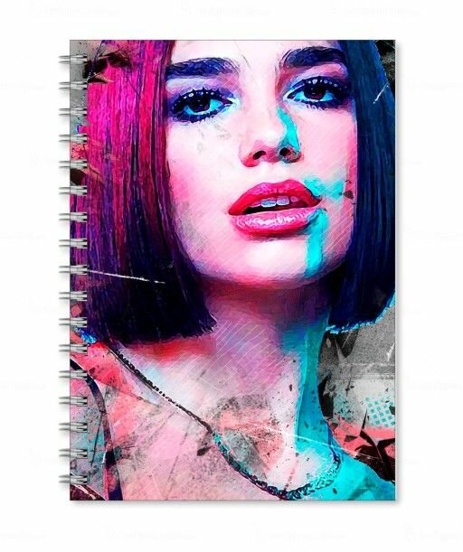 Тетрадь AnimaShop А4 Дуа Липа, Dua Lipa - 0003
