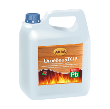Огнебиозащита II Группы Aura Wood 5л Огнебиостоп.