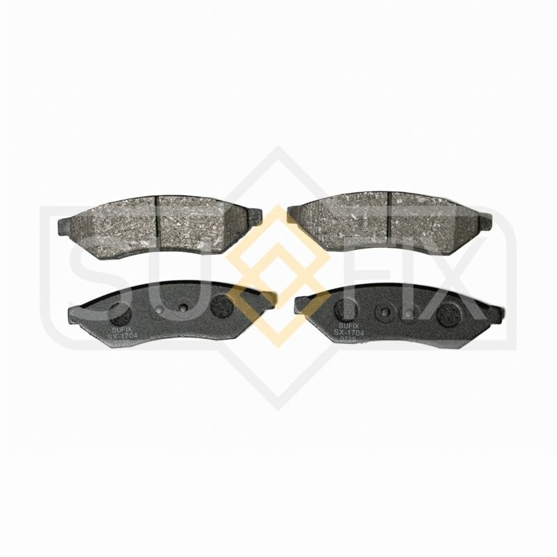 SUFIX Колодки тормозные задние DAEWOO Evanda 02>, CHEVROLET Epica 05>