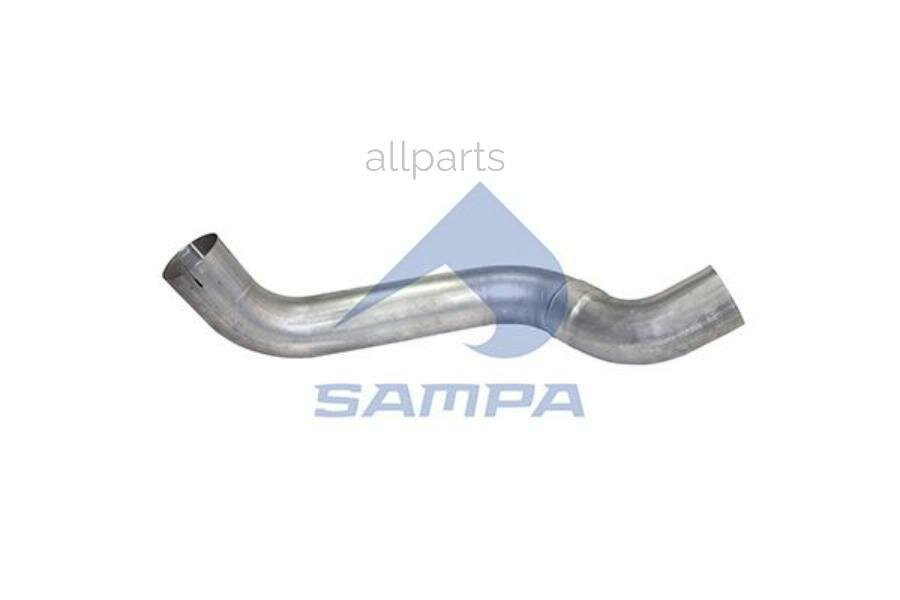 SAMPA 060419 труба глушителя! промежуточная 3-изг.\ Iveco EuroTech/Star 180/190/240/260/400/440E30/42