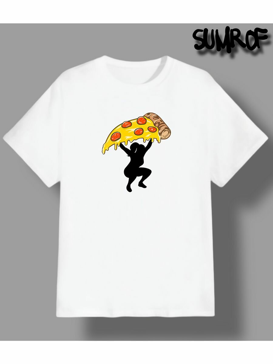 Футболка gym пицца