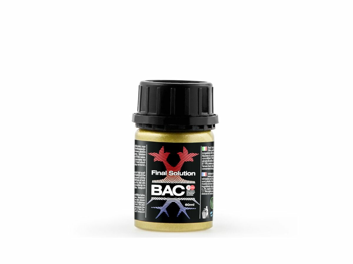 Удобрение для сада и огорода / Стимулятор вывода вредных солей B.A.C. Final Solution 60ml