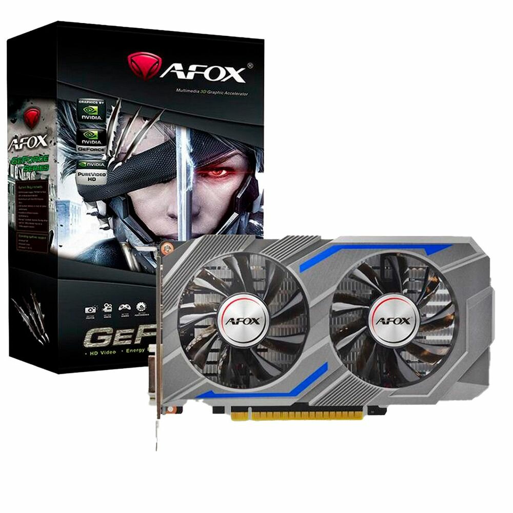 Видеокарта Afox GTX1650 GAMING 4GB GDDR6 128bit DP DVI HDMI 2FAN RTL