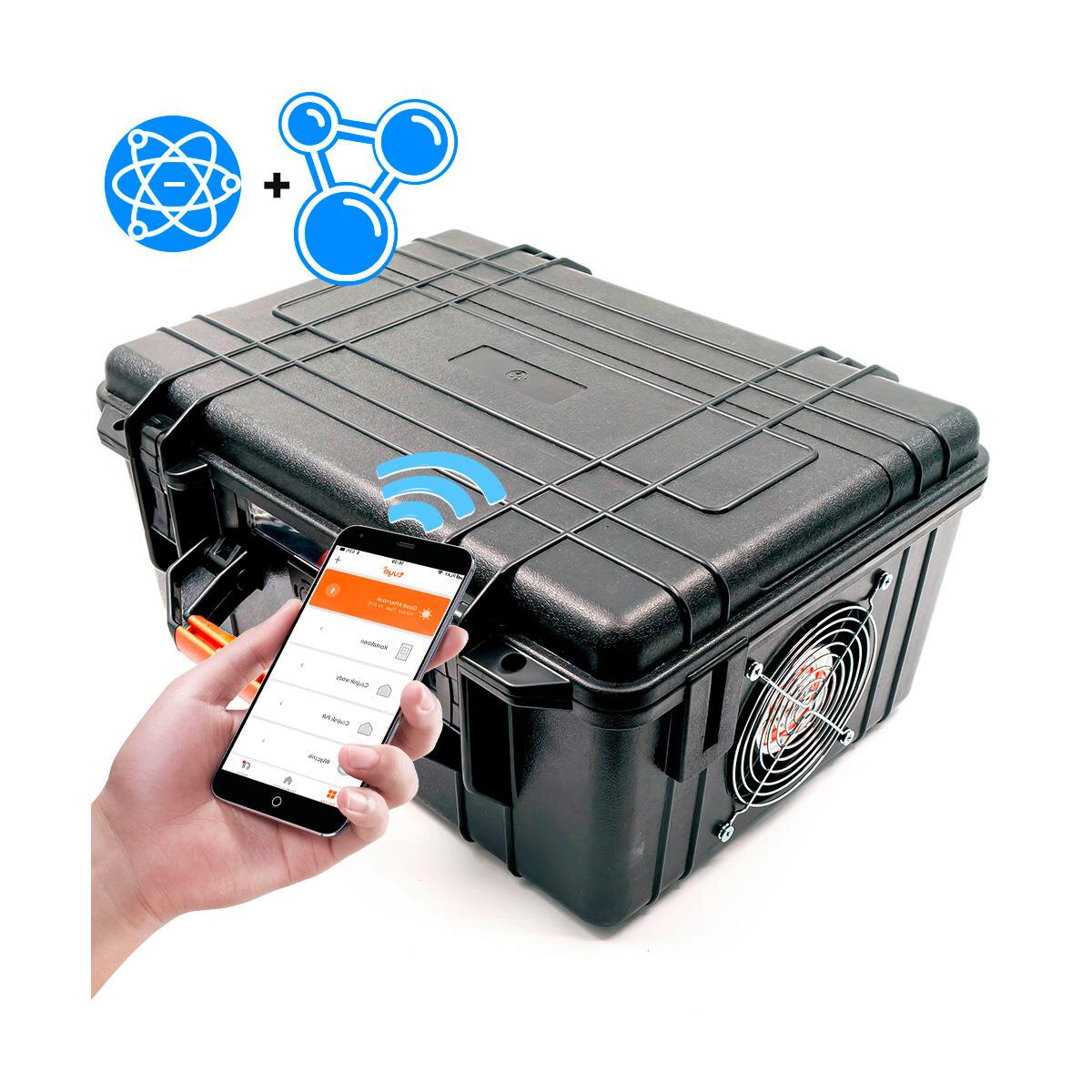 Универсальный переносной озонатор-ионизатор воздуха (генератор озона) ДоброZon V-80+20(Туйя) (Y12816BOD) для больших помещений генератор озона и ион