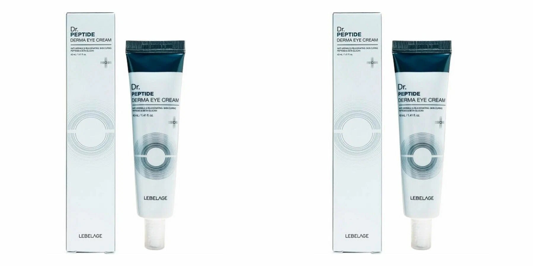 Крем для кожи вокруг глаз Lebelage с пептидами Dr.Peptide Derma Eye Cream, 40 мл, 2 шт